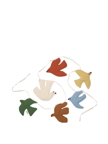 Swif Bird Garland - Multi | Ferm Living