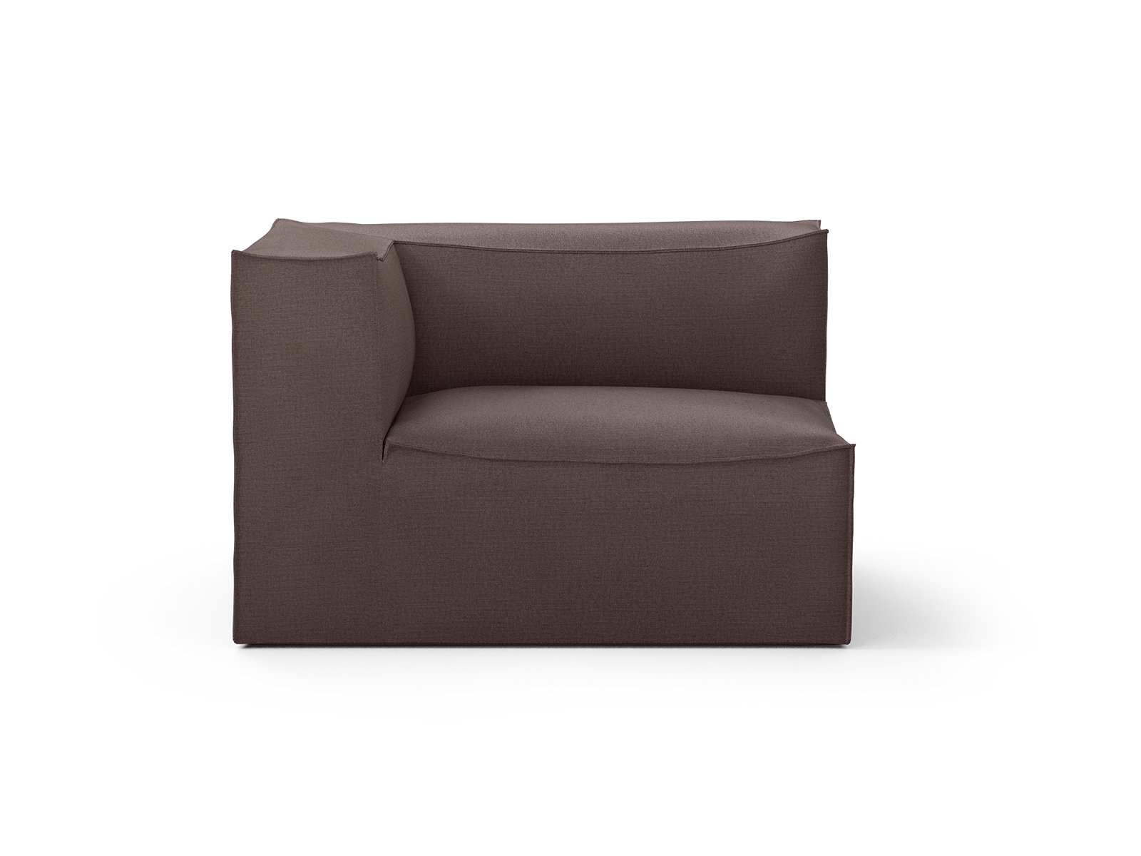 Catena Canapé Accoudoir Gauche S400 Hot M. - Marron par Ferm Living