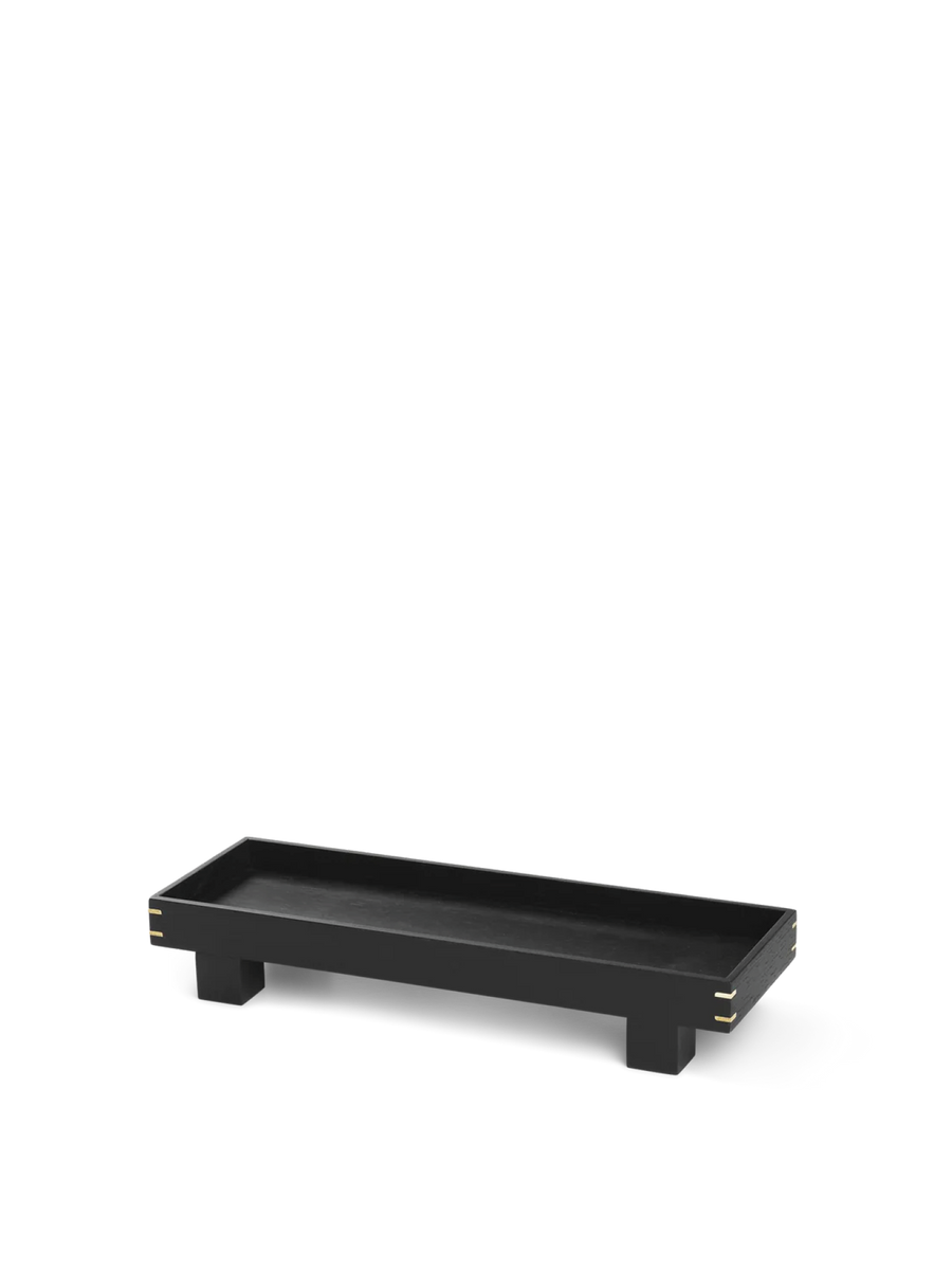 Bon Wooden Tray - X Small - Dark Stained Black by Ferm Living