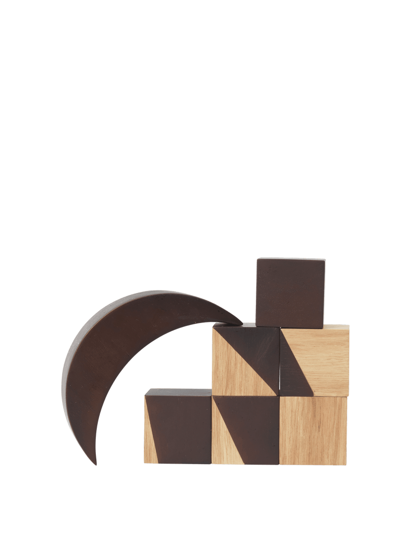 Phase Building Blocks - Natural/Dark Stained – Ferm Living