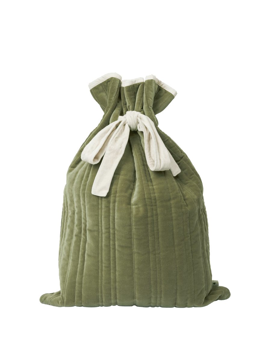 Vari Quilted Sack - Velvet - Green – Ferm Living