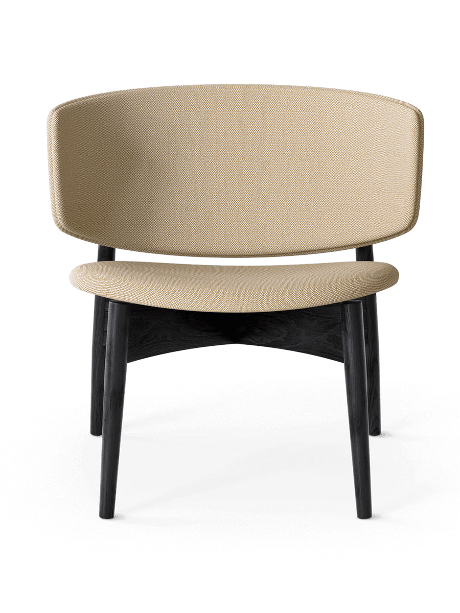 Herman Lounge Chair - Wood - Hallingdal - Black/Beige | Ferm Living