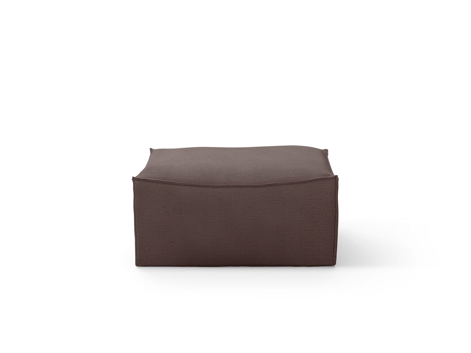 Pouf Catena Carré S500 Hot M. - Marron par Ferm Living